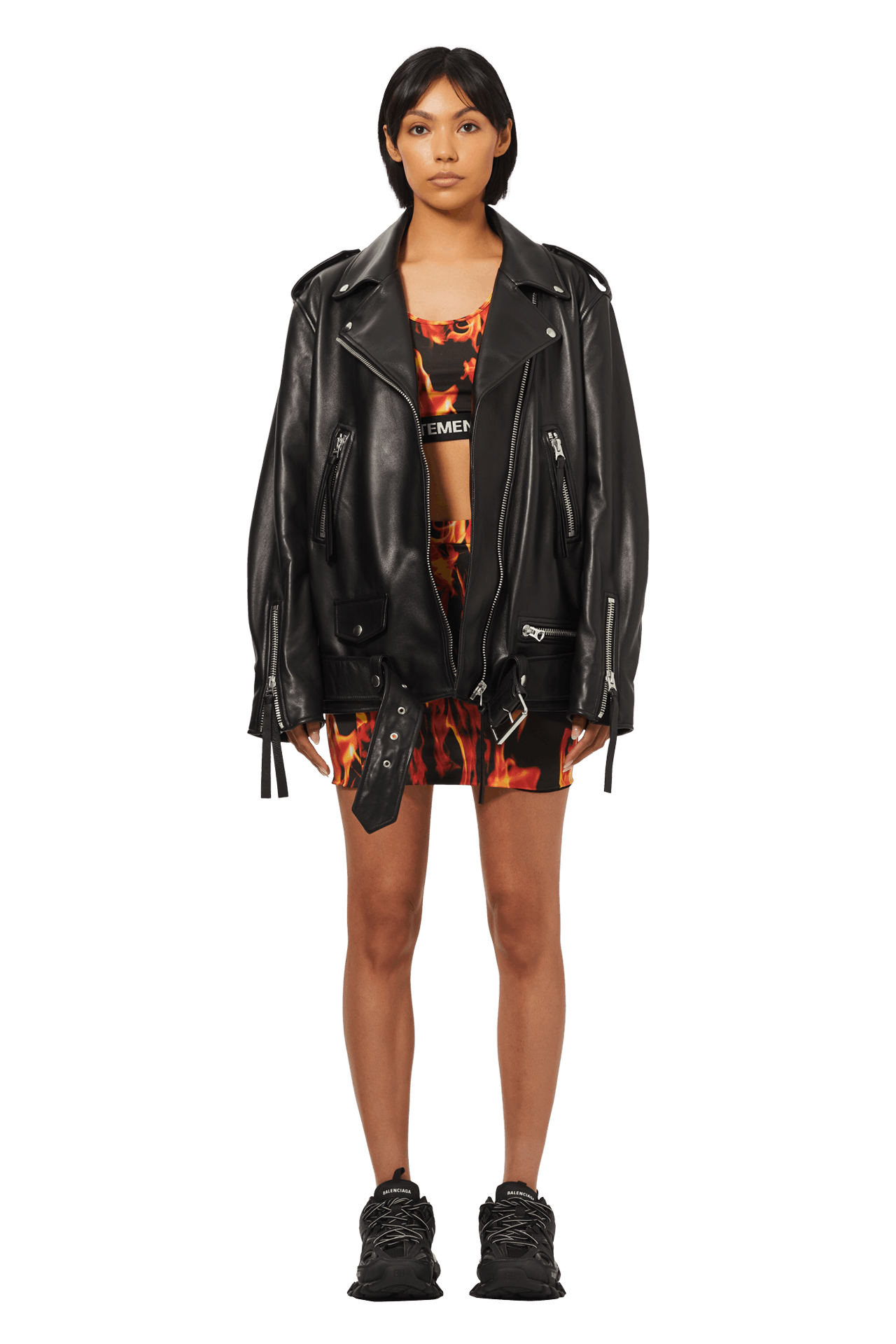 Buy Vetements Fire Mini Skirt Fire We52sk220f Fire Goat