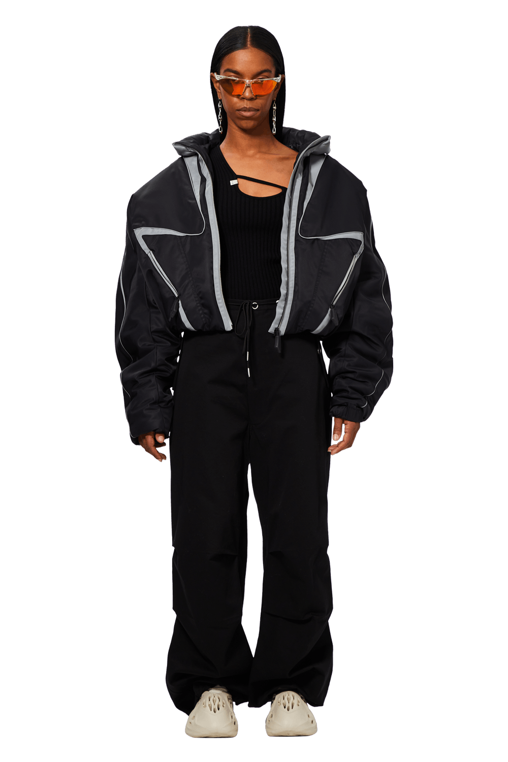 Buy Mugler Puffer Jacket 'Black' - 1BL0100843 BLACK BLACK | GOAT