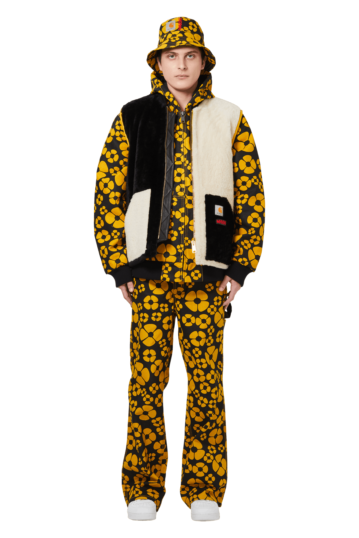 Buy Marni x Carhartt WIP Jacket 'Sunflower' - GUMU031291 UTX001 MFY70 ...