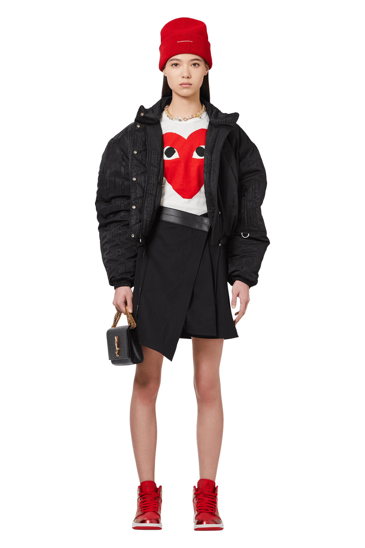 Buy Loewe Wrap Mini Skirt 'Black' - S359Y08X10 1100 | GOAT SA