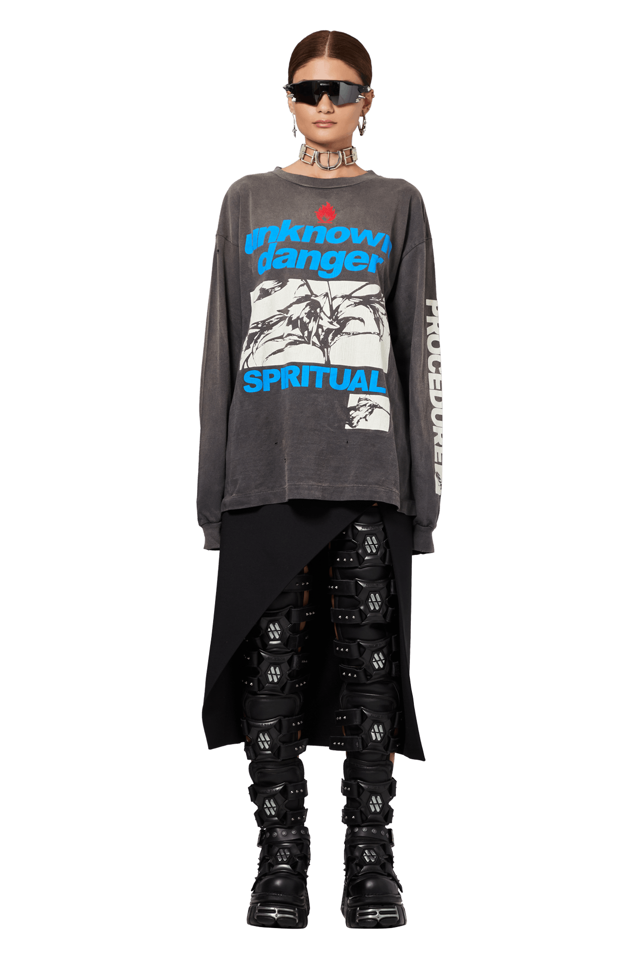 Buy New Rock x Vetements Wmns Gamer Platform Thigh High Boot 'Black ...