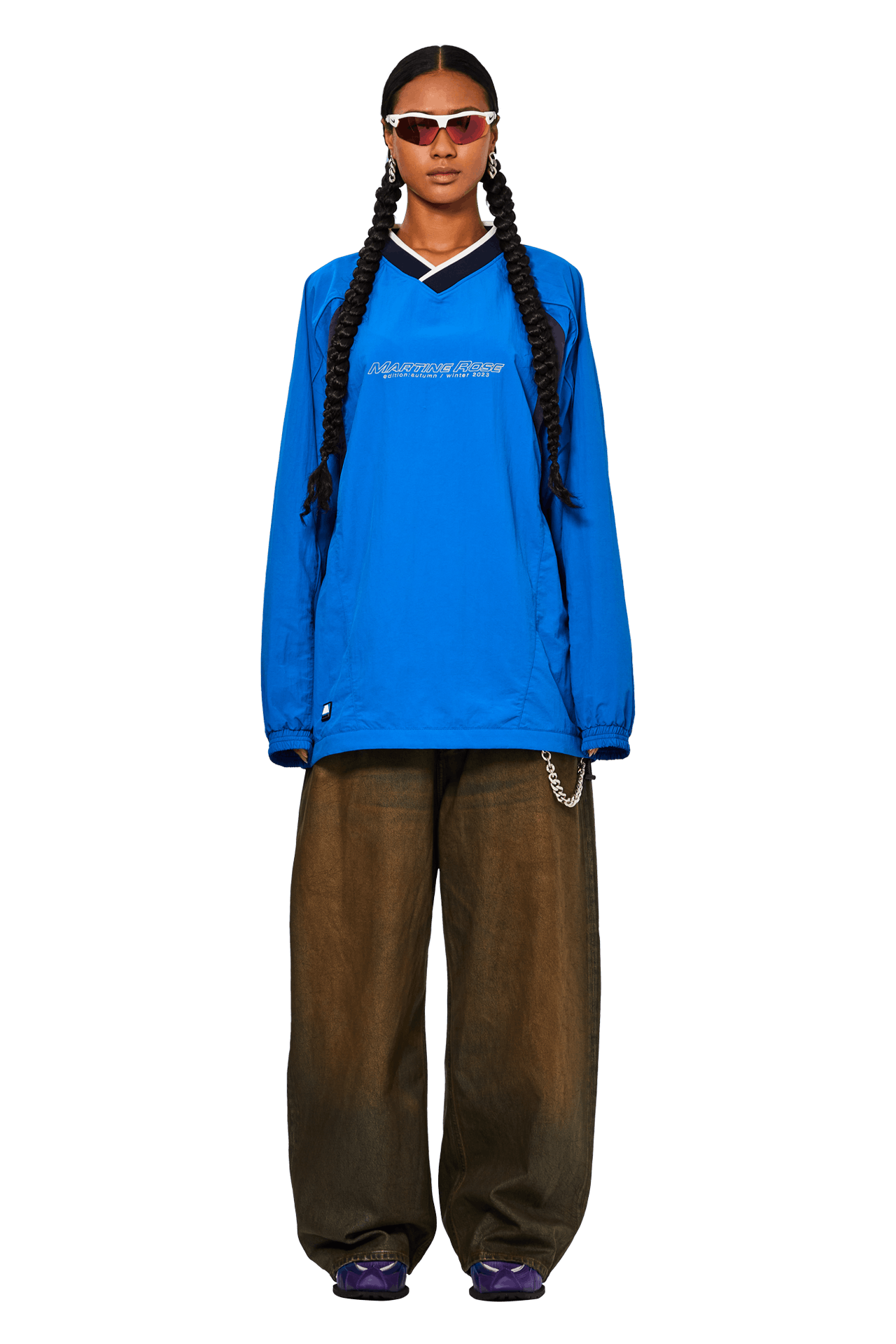 Buy Acne Studios Super Baggy Fit Jeans 'Blue' - C00048 GOAT BLUE | GOAT AU