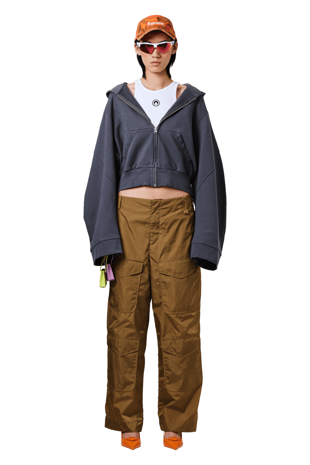 Achetez des Simone Rocha Cargo Pants 'Green' - 4106 1067 GREE | GOAT FR
