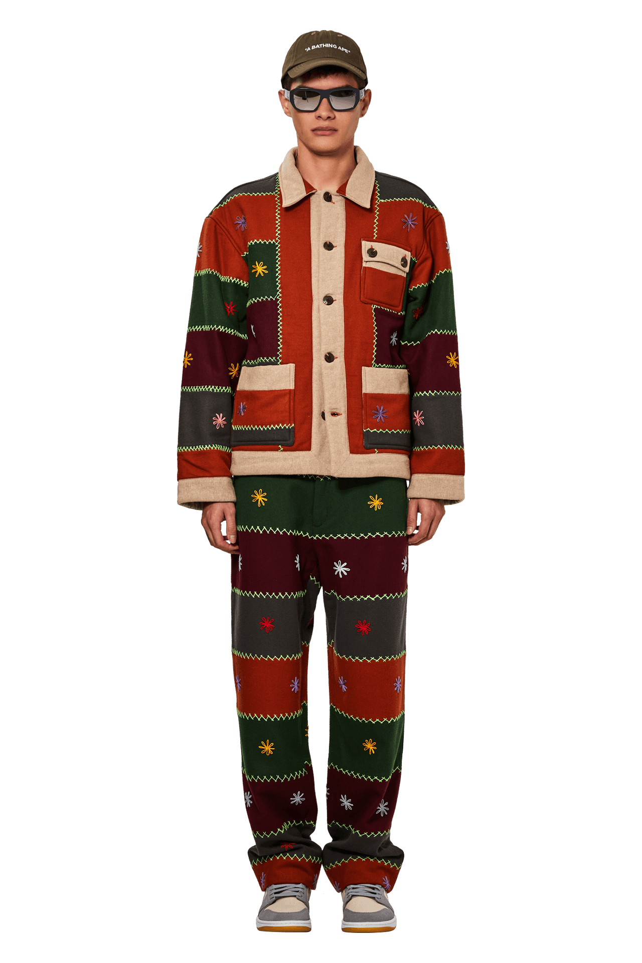 Buy BAPE A Bathing Ape 6 Panel Cap 'Olive Drab' - 1J80 180 005 OLIVE ...